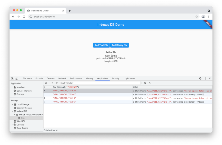 Flutter Web: Use IndexedDB as File Storage – Inclu Cat on the Gentle Trail